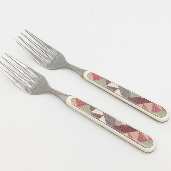 Mikasa | Dining | Studio Nova 2 Palm Desert Salad Forks Aztec Vntage ...